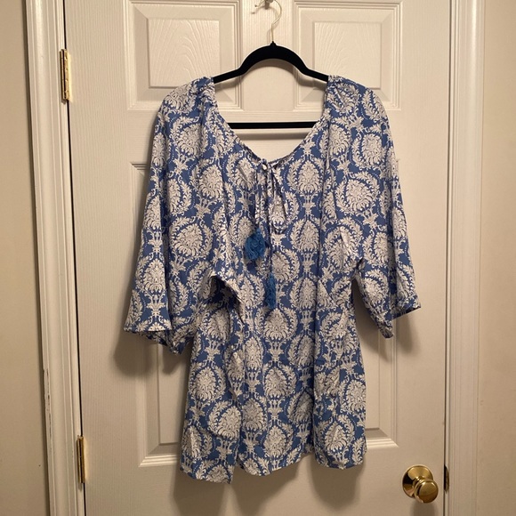 BloomChic | Tops | Brand New Bloomchic Bluewhite Topsize 82 | Poshmark